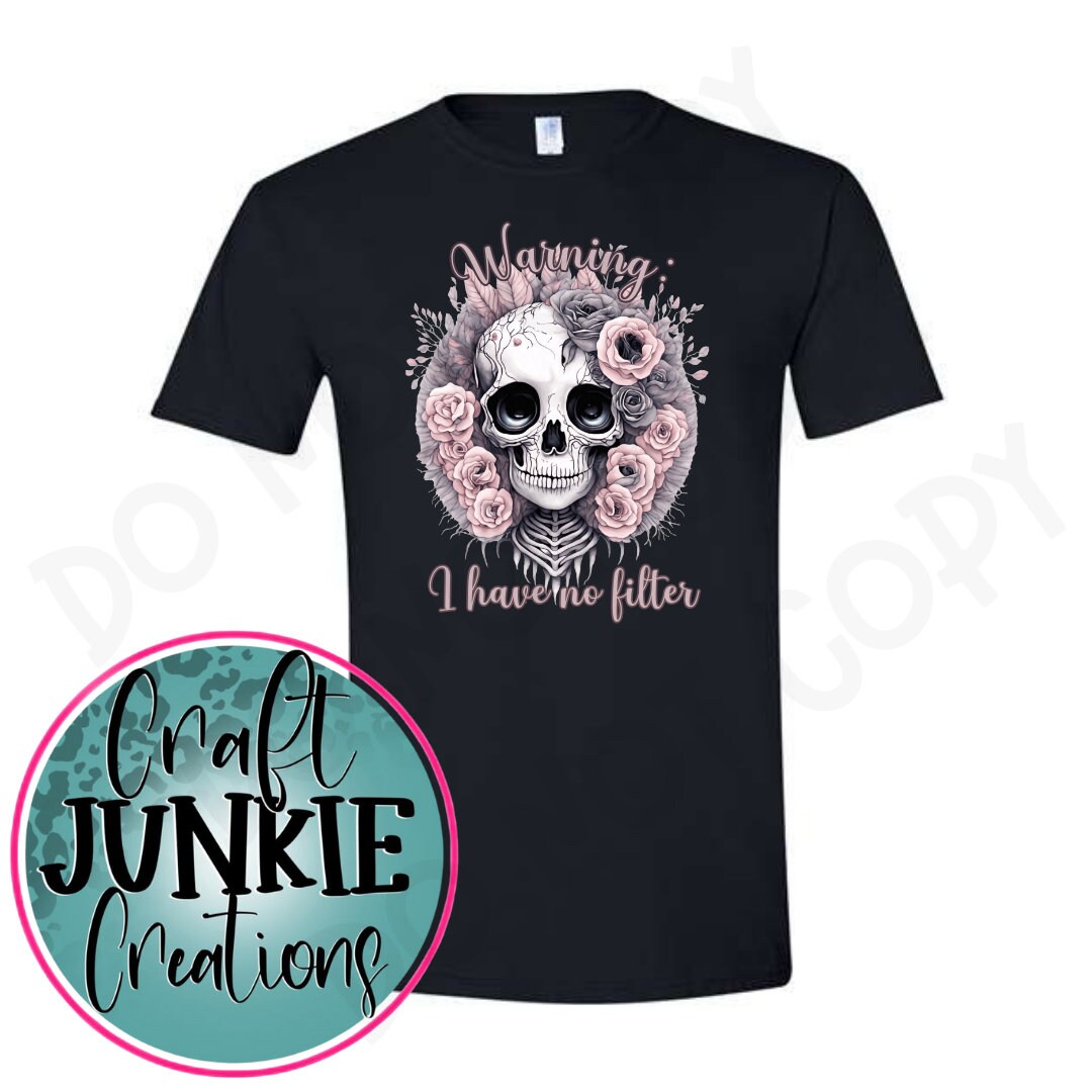 Warning I Have No Filter PNG - Etsy