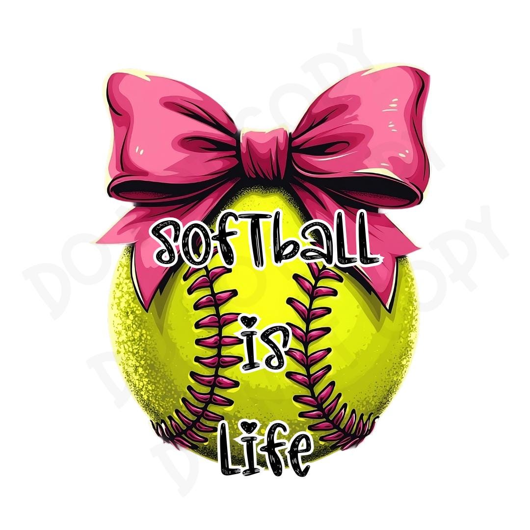 Softball is Life PNG - Etsy