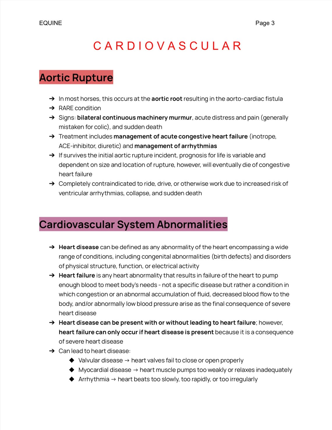 Equine Vet Med Study Guide for the NAVLE - Etsy