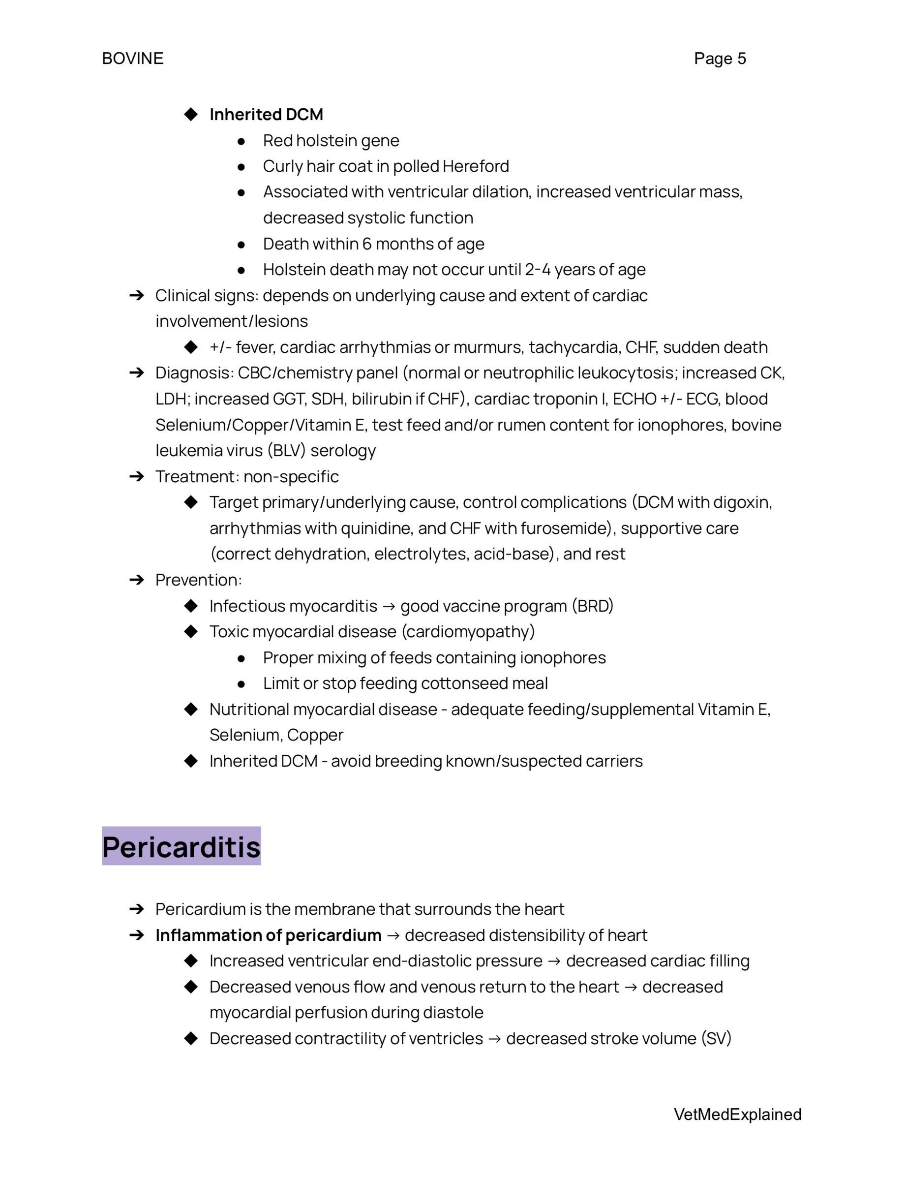 Bovine Vet Med Study Guide for the NAVLE - Etsy