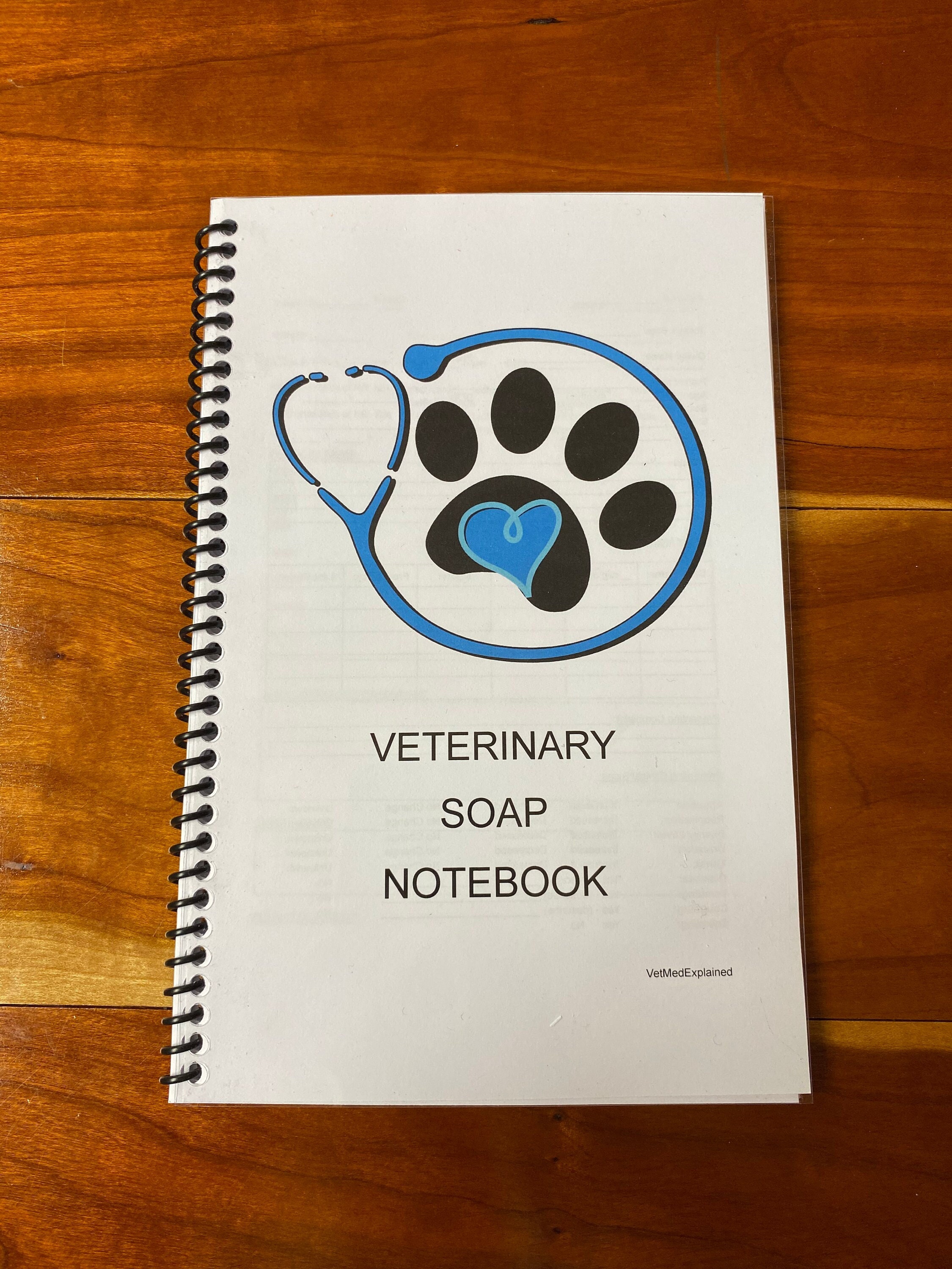 Veterinary SOAP Notebook for Clinicals or Everyday - Etsy