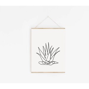 Set of 3 Cacti Line Art | Minimalist Decor | Desert Art | Cactus Prints ...