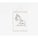 Set of 3 Construction Site Décor| Minimalist Line Art | Kids Room Art ...