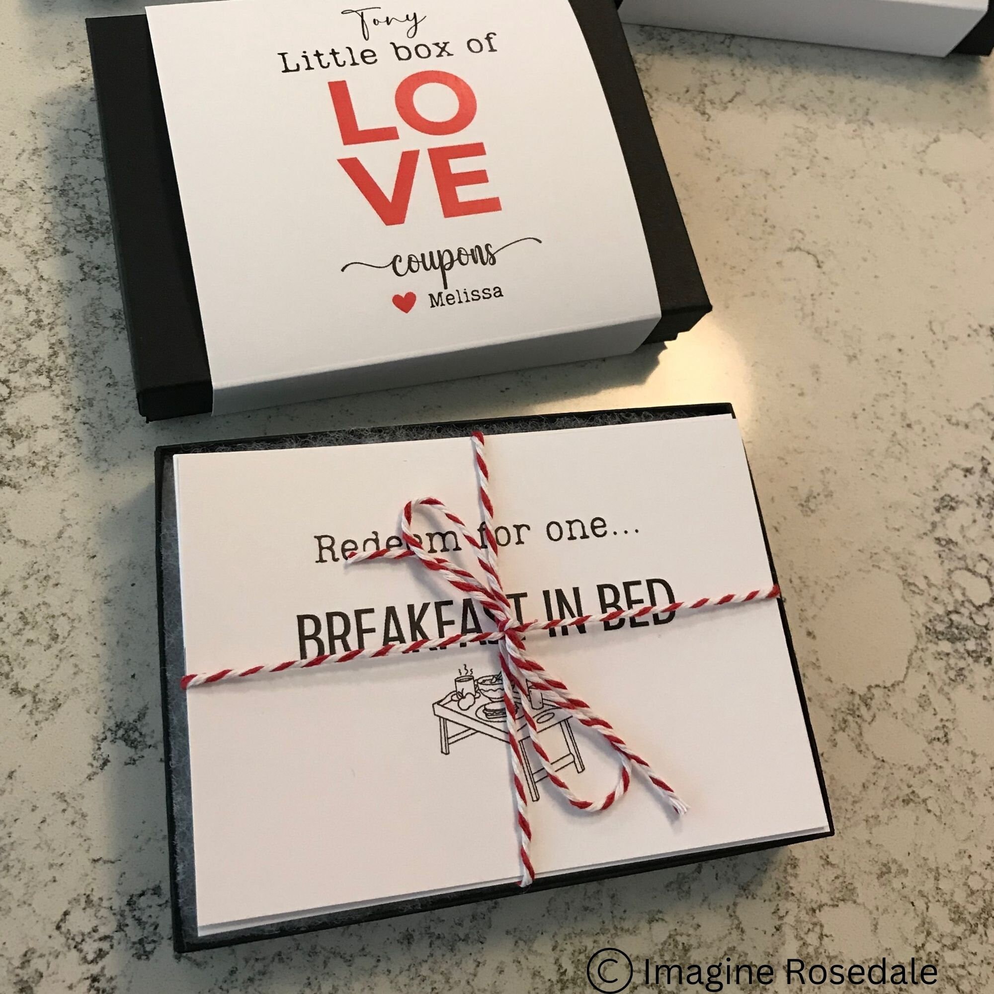Love Coupon Box, Personalized Gift for Boyfriend, Husband, Wife ...