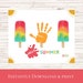 Hello Summer Popsicle Handprint Art Summer Kids Activity Summer Print ...