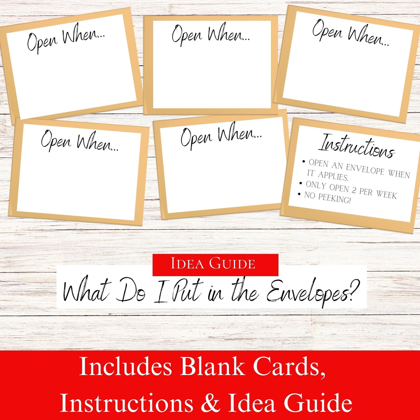 Open When Envelopes for College Students, Open When Letters College ...