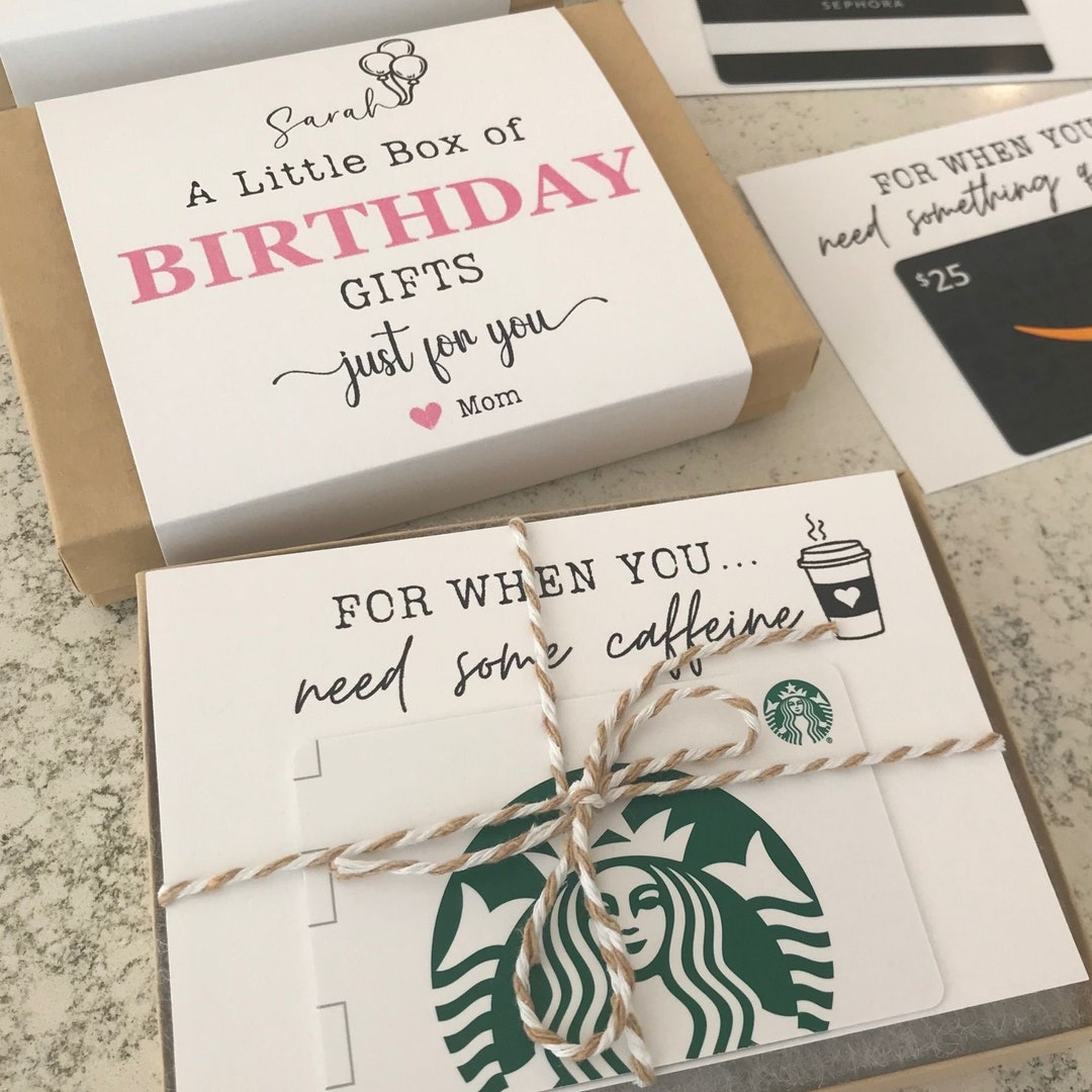 Birthday Gift Card Book, Birthday Gift Card Holder, Gift Card Box, A ...