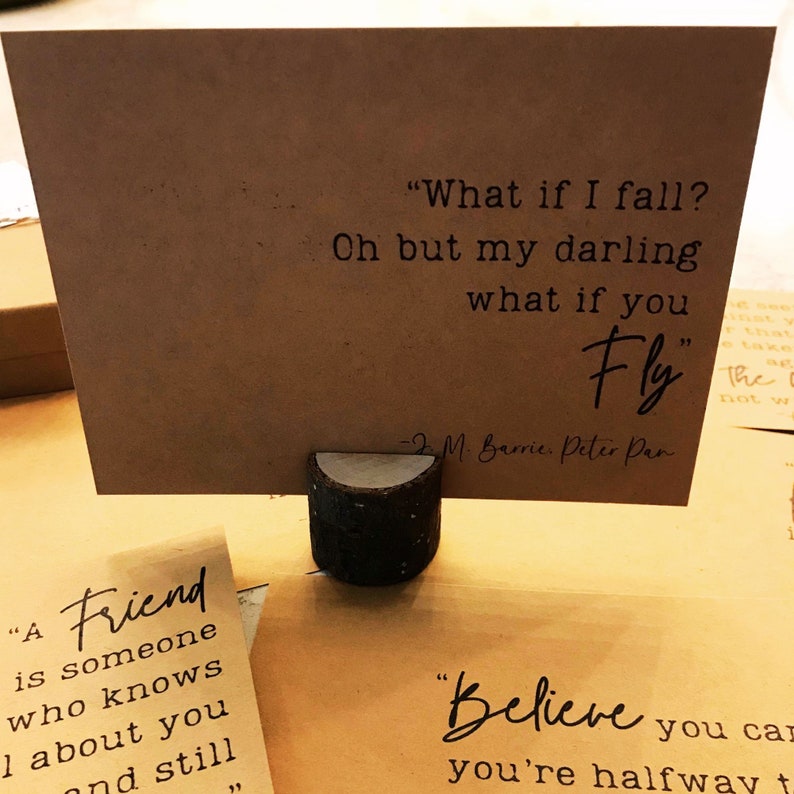 Variety Set of Inspirational Quote Cards, Assorted Motivational Quote ...