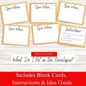 Open When Envelopes for College Students, Open When Letters, College ...