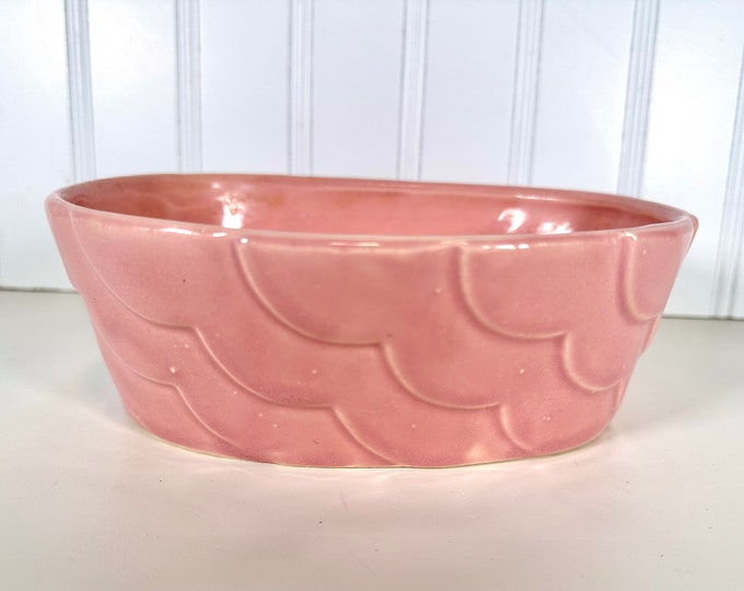 Vintage USA Pottery Planter, Pink - Etsy
