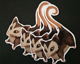 Cute Possum Opossum Vinyl Sticker Animal Laptop Sticker - Etsy