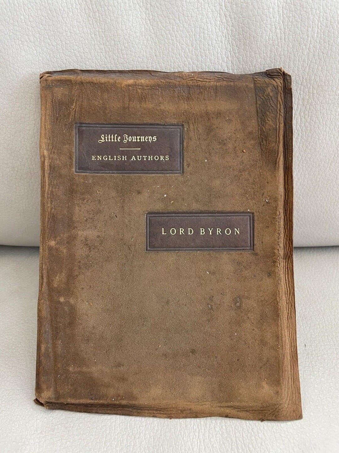 1899 Little Journeys Homes of English Authors Elbert Hubbard Signed 392 ...