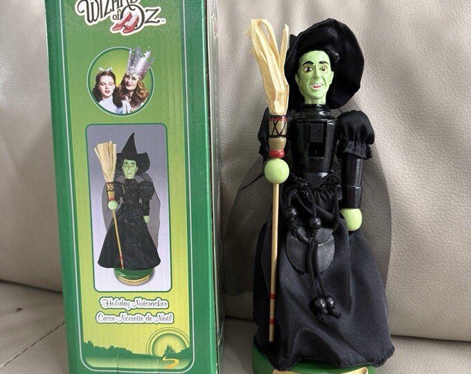 Kurt Adler 11" Wizard of Oz Wicked Witch Nutcracker With Box EUC HTF - Etsy