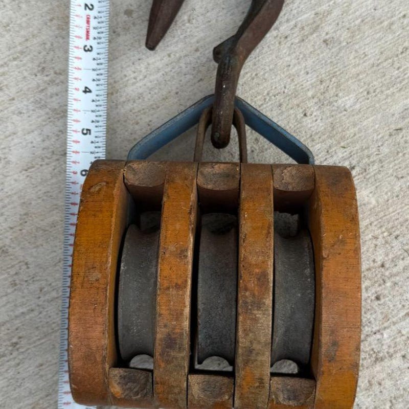 Vintage Sailing Pulley - Etsy