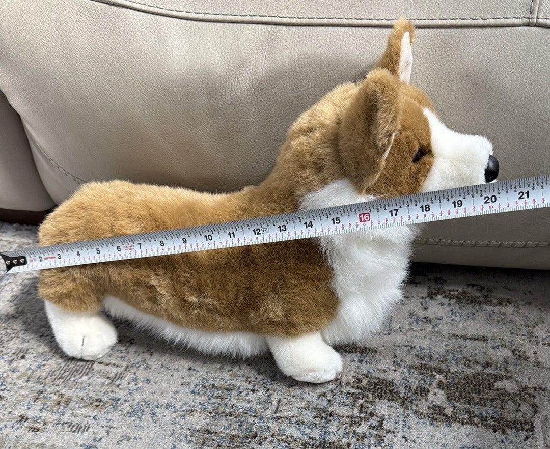 VTG Douglas Realistic Chadwick Corgi Dog Plush 20in HTF Size EUC - Etsy