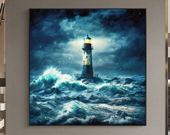 Abstract Temple Oil Painting on Canvas Large Wall Art - Etsy