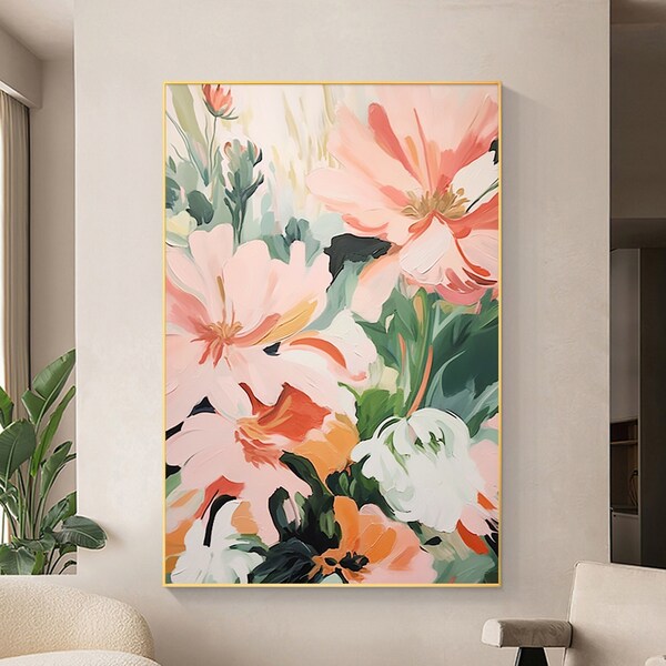 Floral Abstract - Etsy