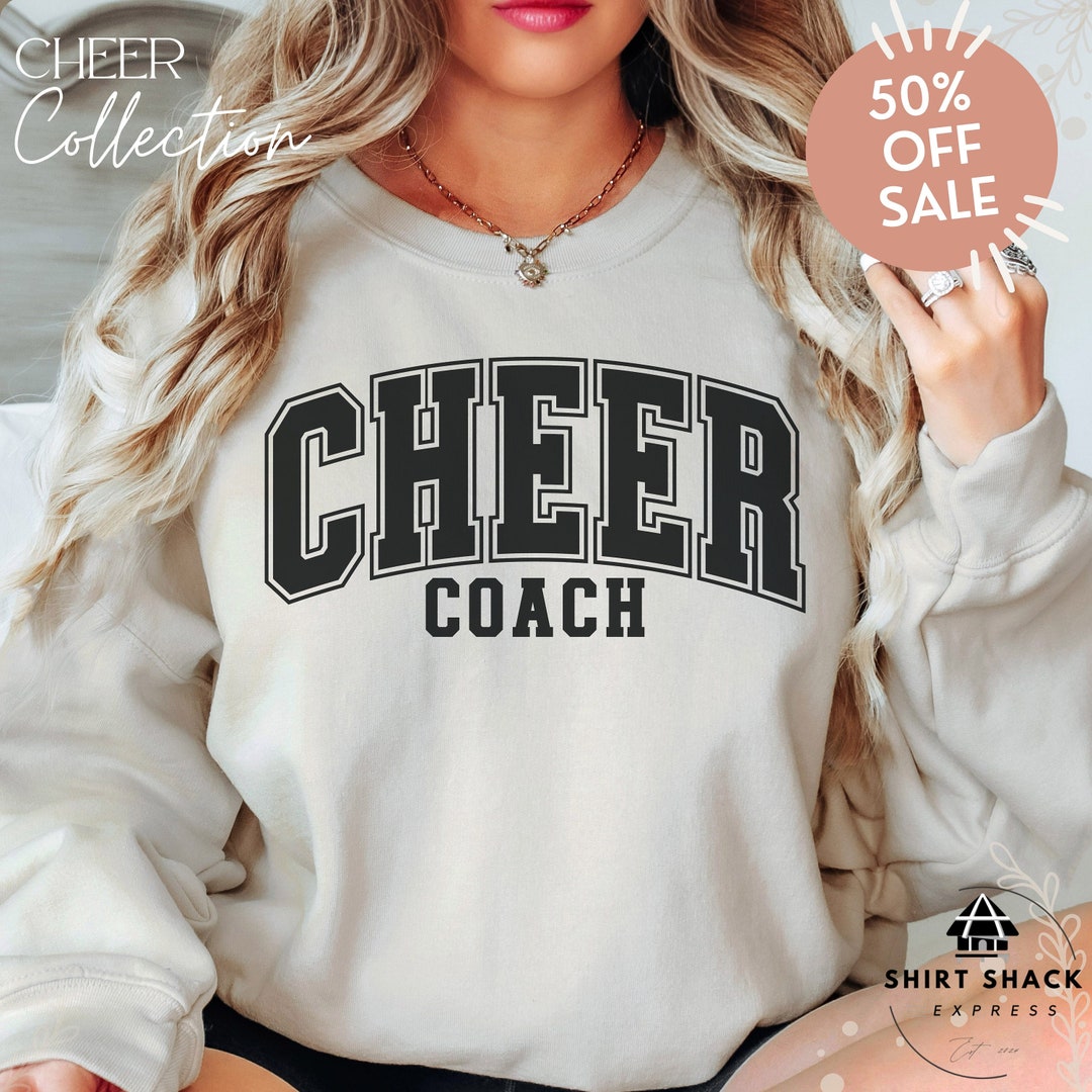 Cheer Coach Sweatshirt, Cheerleader Coach Sweatshirt Gift, Gift for ...