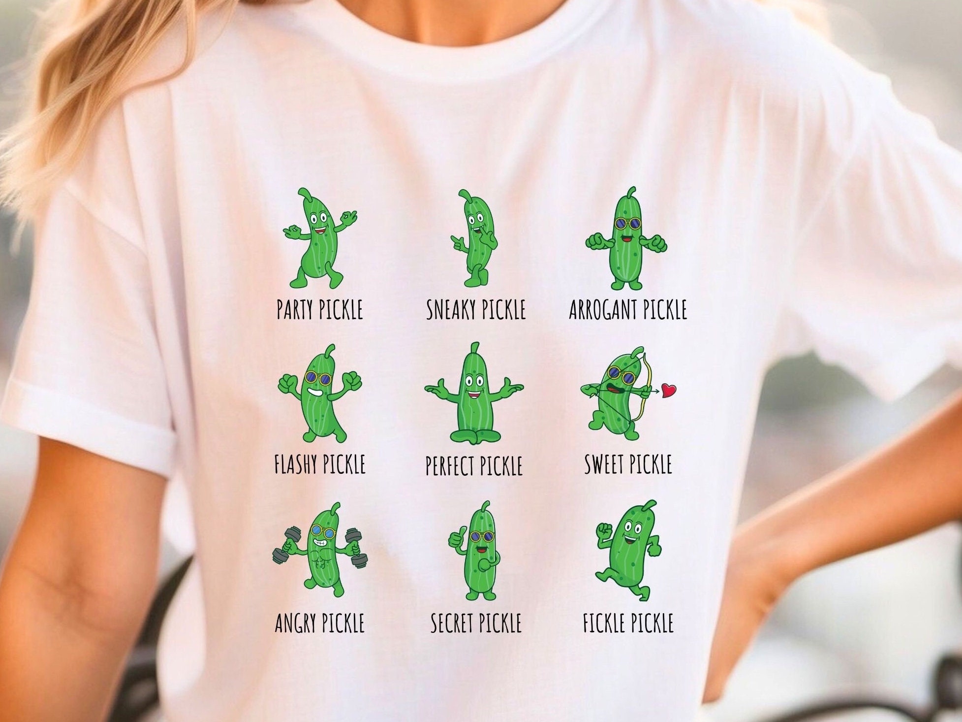 Pickle Shirt Funny Man Gift Men or Women Tshirt for Pickle Lover Gift ...