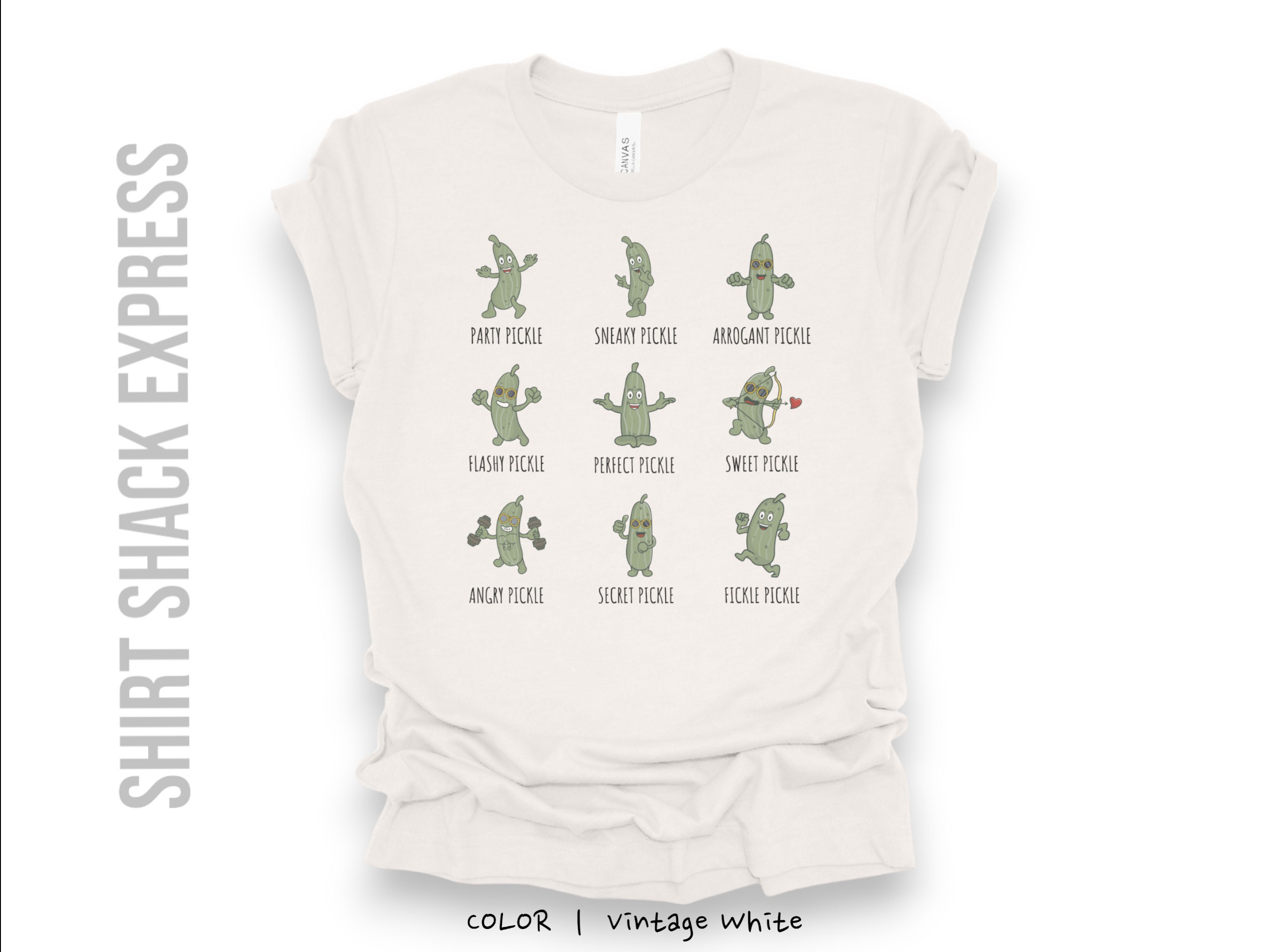 Pickle Shirt Funny Man Gift Men or Women Tshirt for Pickle Lover Gift ...