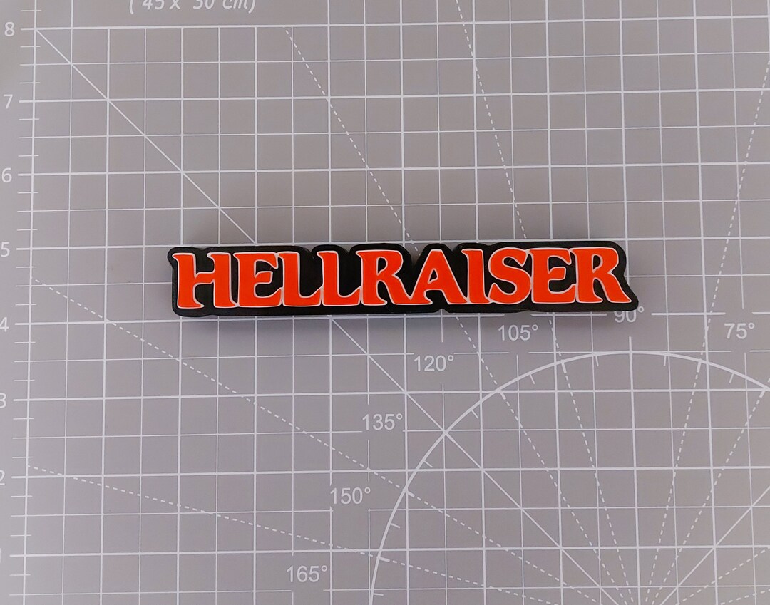 Hellraiser Movie Logo Shelf Display 3D Printed - Etsy