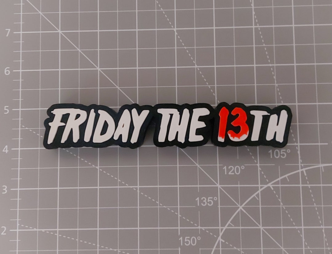 Friday the 13th Shelf Display/sign 3D Printed - Etsy