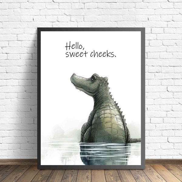 Alligator Art - Etsy