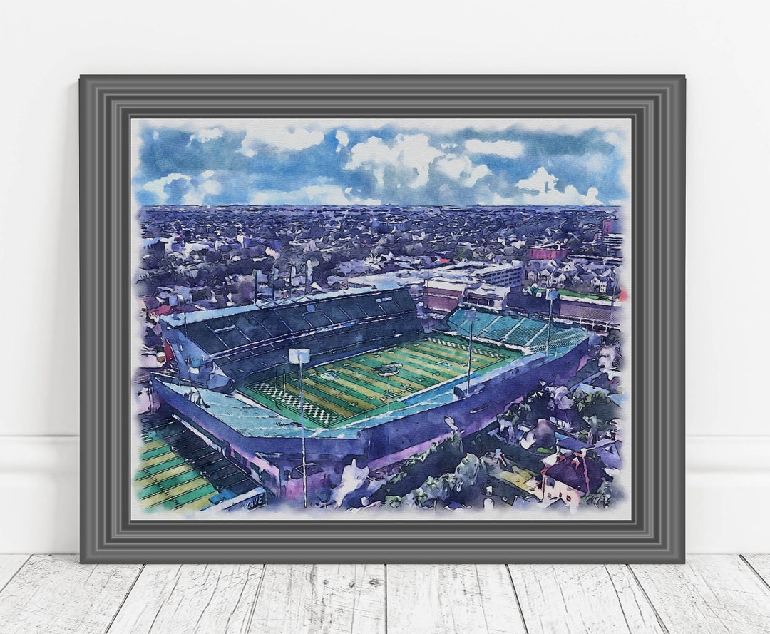 Benson Field Art Print Poster, New Orleans, Louisiana Football Fan Team ...