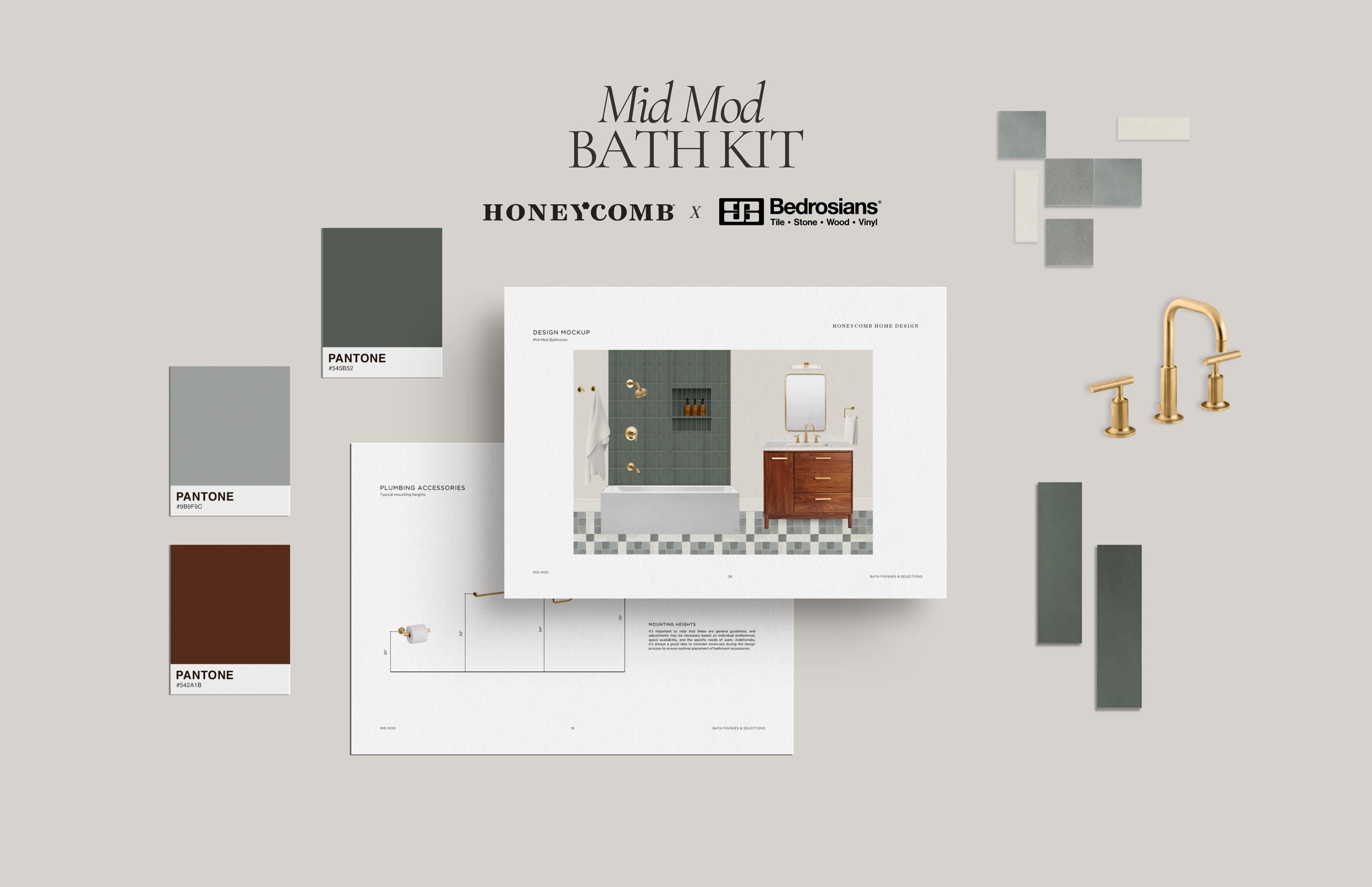 Mid-mod Bathroom Design, Mid-mod Inspired Designer Bathroom Selections ...