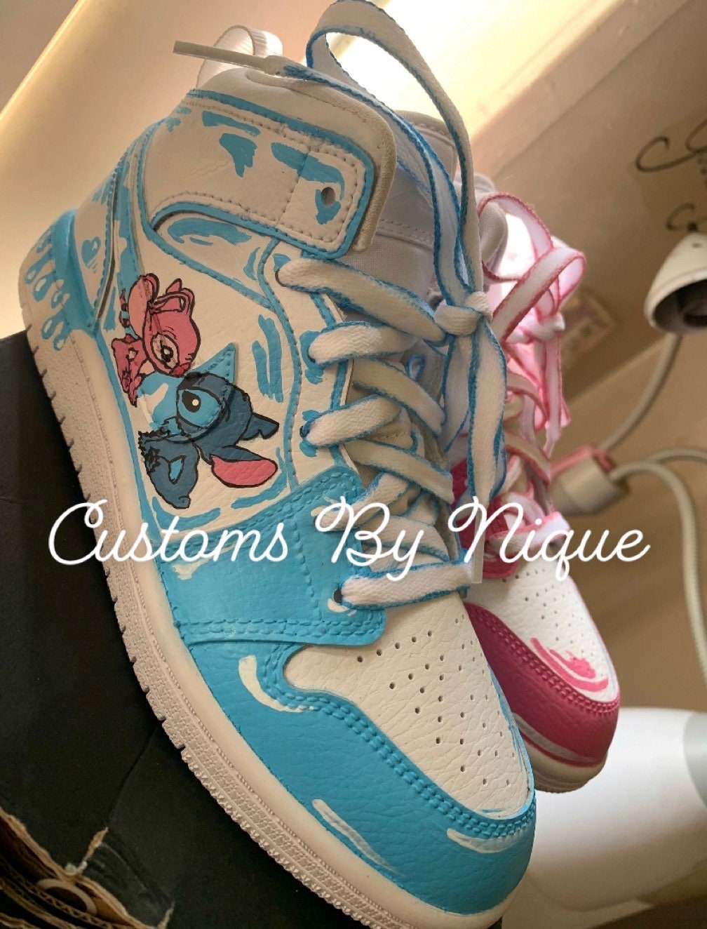 Customs Nike AF1 lilo and Angel Inspired - Etsy