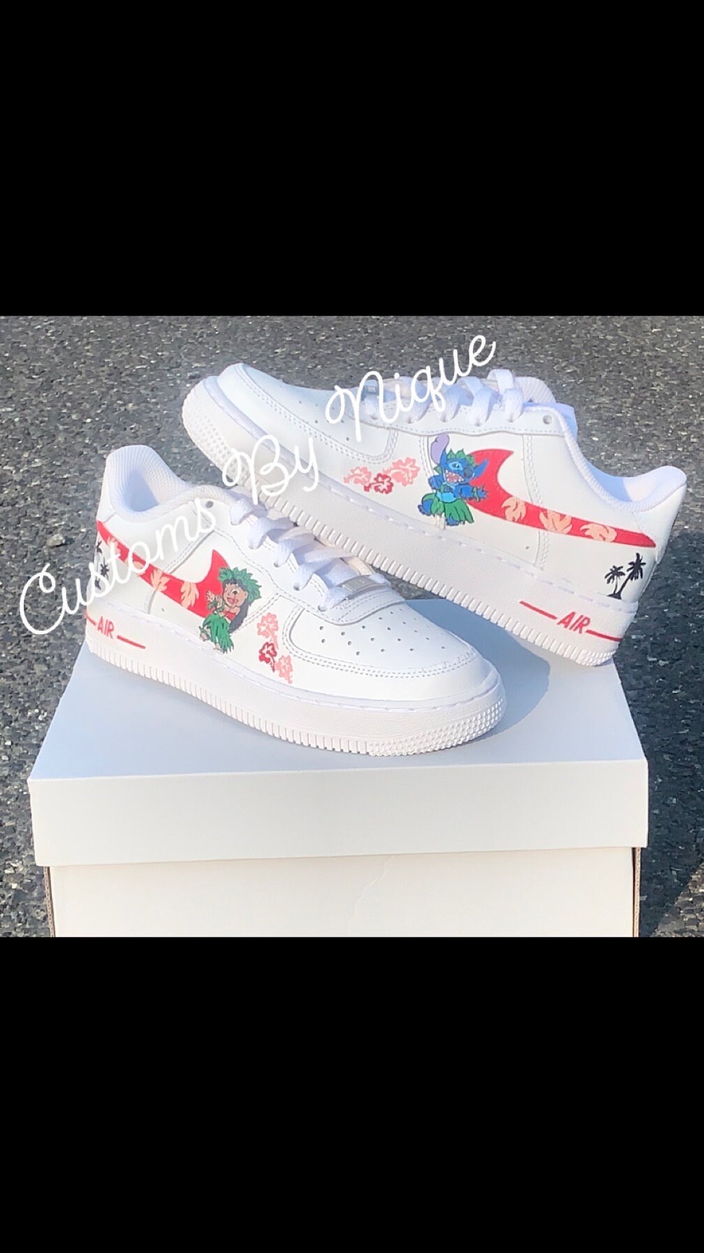 Customs AF1 lilo and Stitch Inspired - Etsy