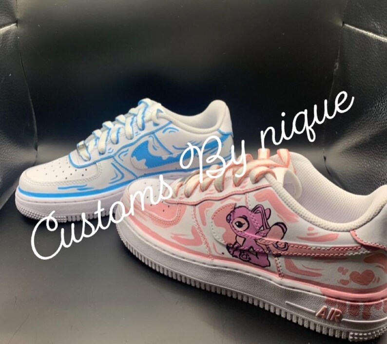 Customs AF1 lilo and Angel Inspired - Etsy