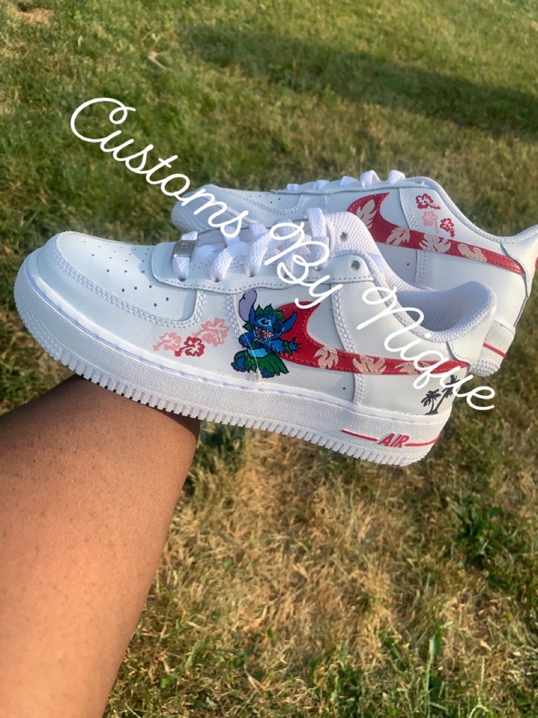 Customs AF1 “lilo and Stitch Inspired” - Etsy