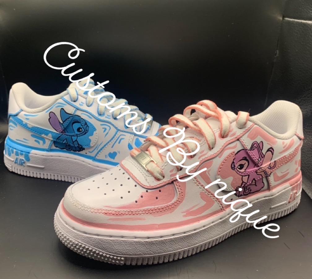 Customs AF1 “lilo and Angel Inspired” - Etsy