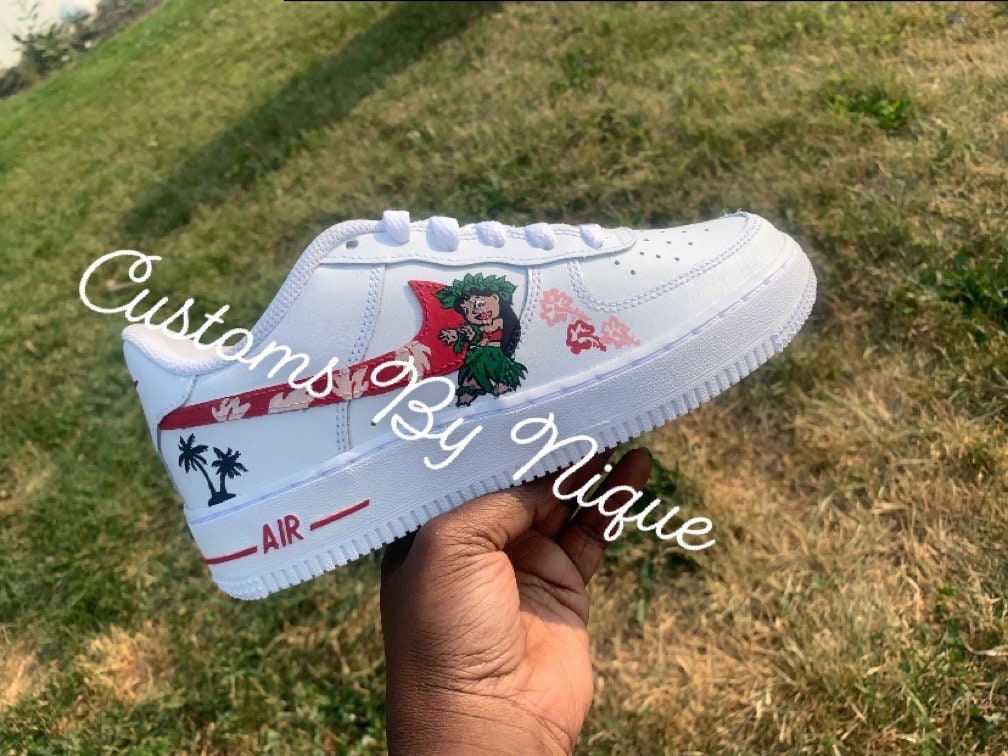 Customs AF1 lilo and Stitch Inspired - Etsy