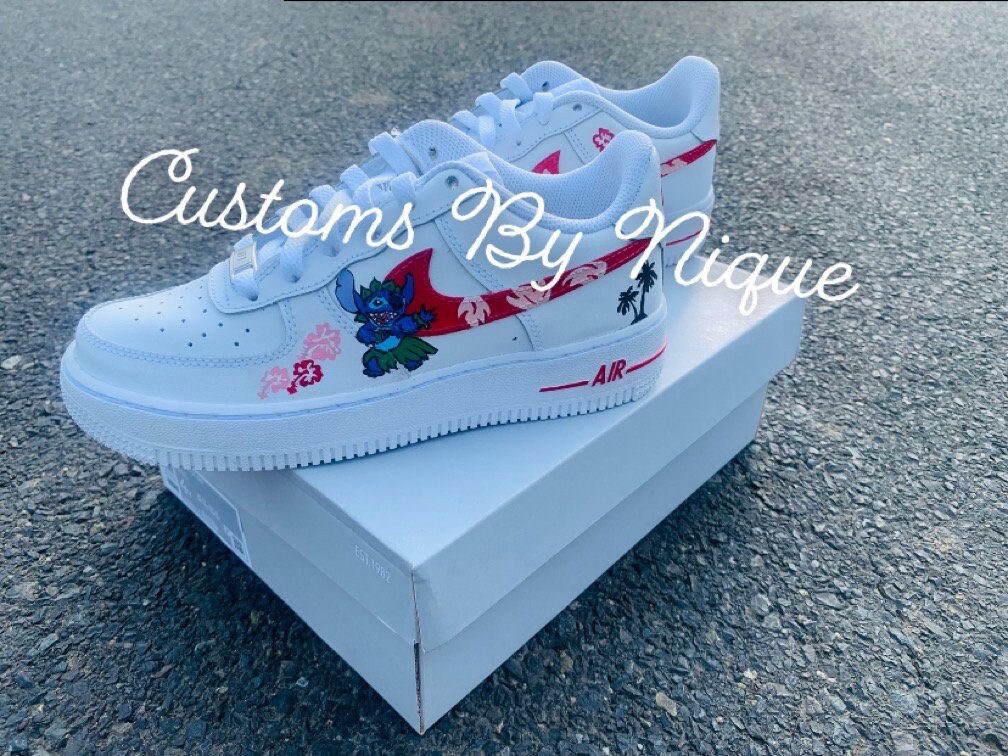Customs AF1 lilo and Stitch Inspired - Etsy