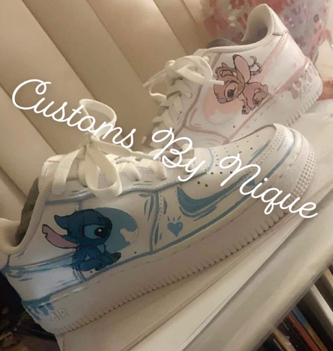 Customs AF1 lilo and Angel Inspired - Etsy