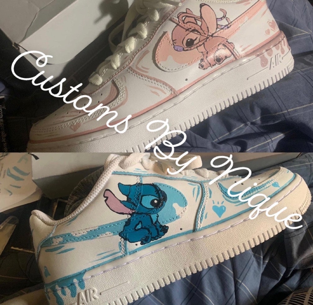 Customs AF1 lilo and Angel Inspired - Etsy