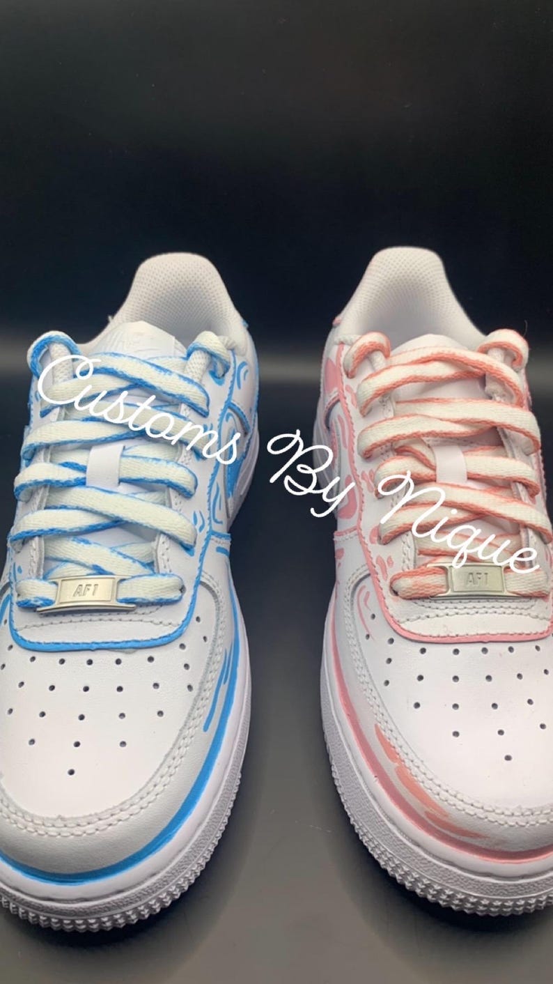 Customs AF1 “lilo and Angel Inspired” - Etsy