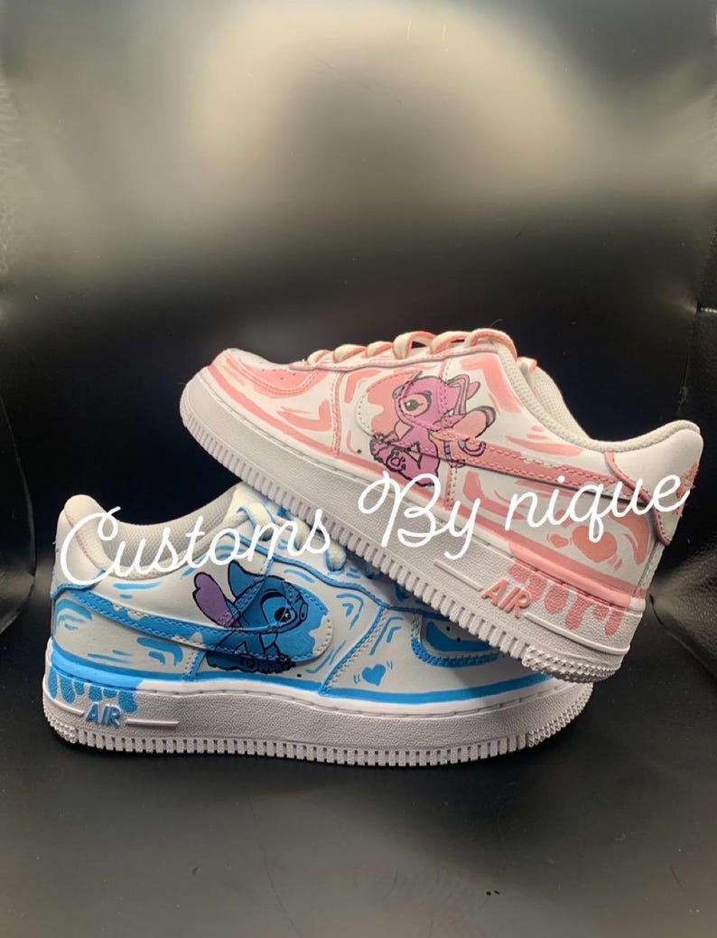 Customs AF1 “lilo and Angel Inspired” - Etsy