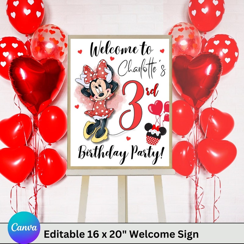 Minnie Mouse Yard Sign - Etsy
