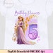 Frozen 5th Birthday PNG, Elsa Birthday Girl, Iron on Image for DTF ...