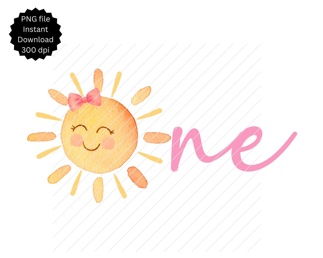 1st Birthday You Are My Sunshine PNG, Sunshine 1st Png, Iron on ...