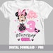 3rd Birthday Minnie Mouse Png, 3 Birthday PNG, Minnie Birthday PNG ...