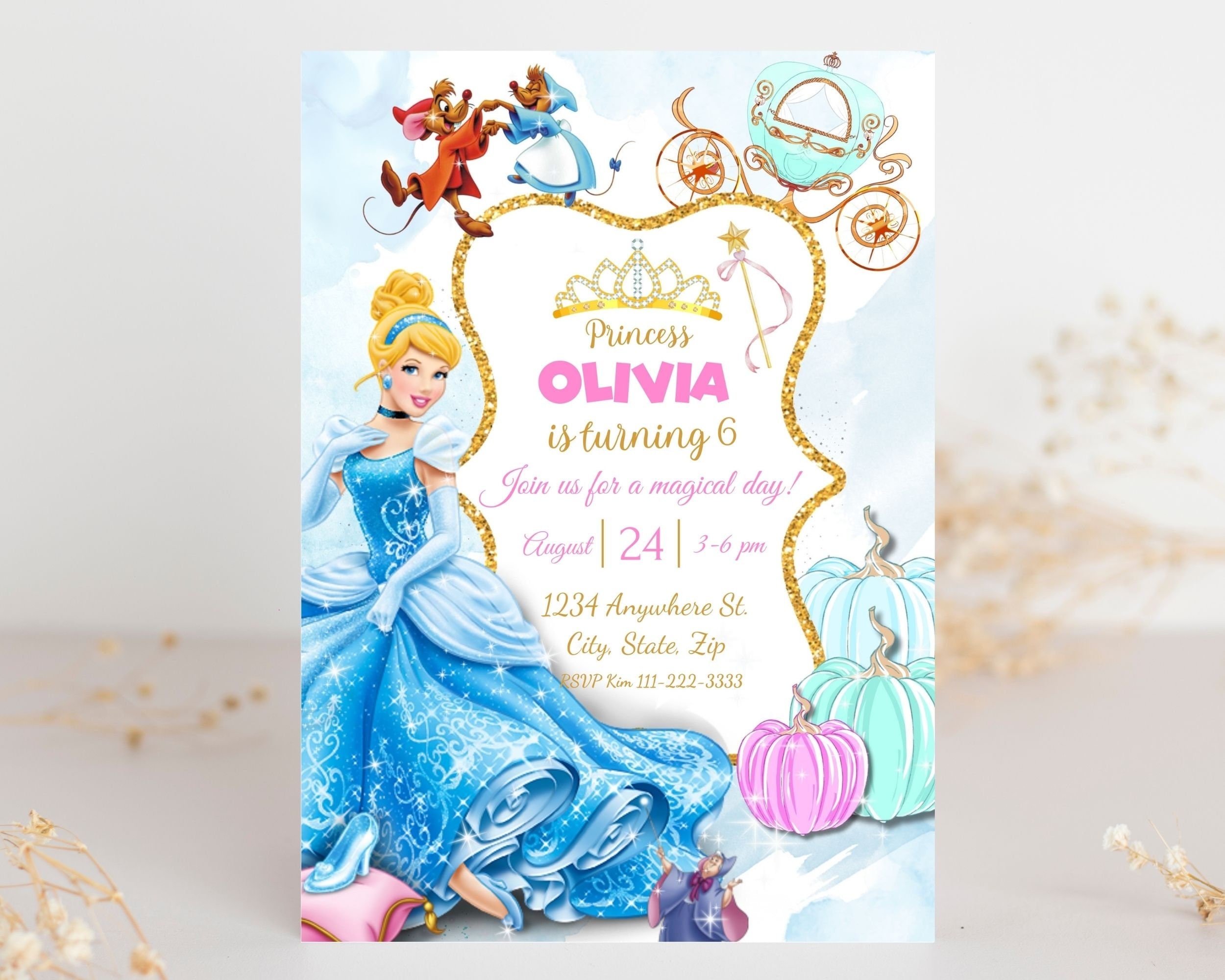 Scoller Cinderella Theme Printable