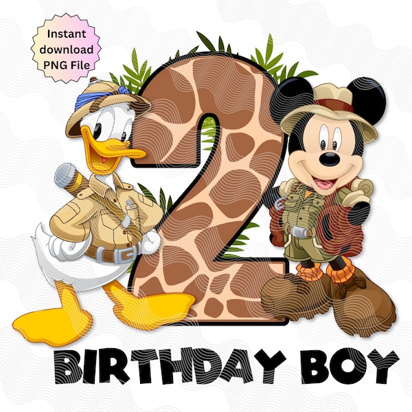 Mickey Mouse Jungle Safari Svg - Etsy