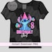 Stitch 8th Birthday PNG, Birthday Girl Stitch Digital Image, Lilo and ...
