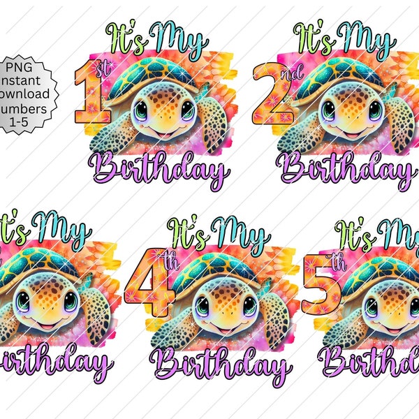 Sea Turtle Birthday - Etsy