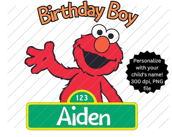 Sesame Street Elmo Birthday