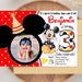 Mickey 3rd Birthday Photo Invitation, Mickey Birthday Invitation ...
